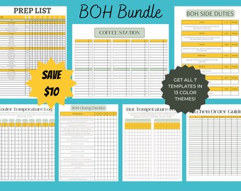 Boh Checklist - Etsy