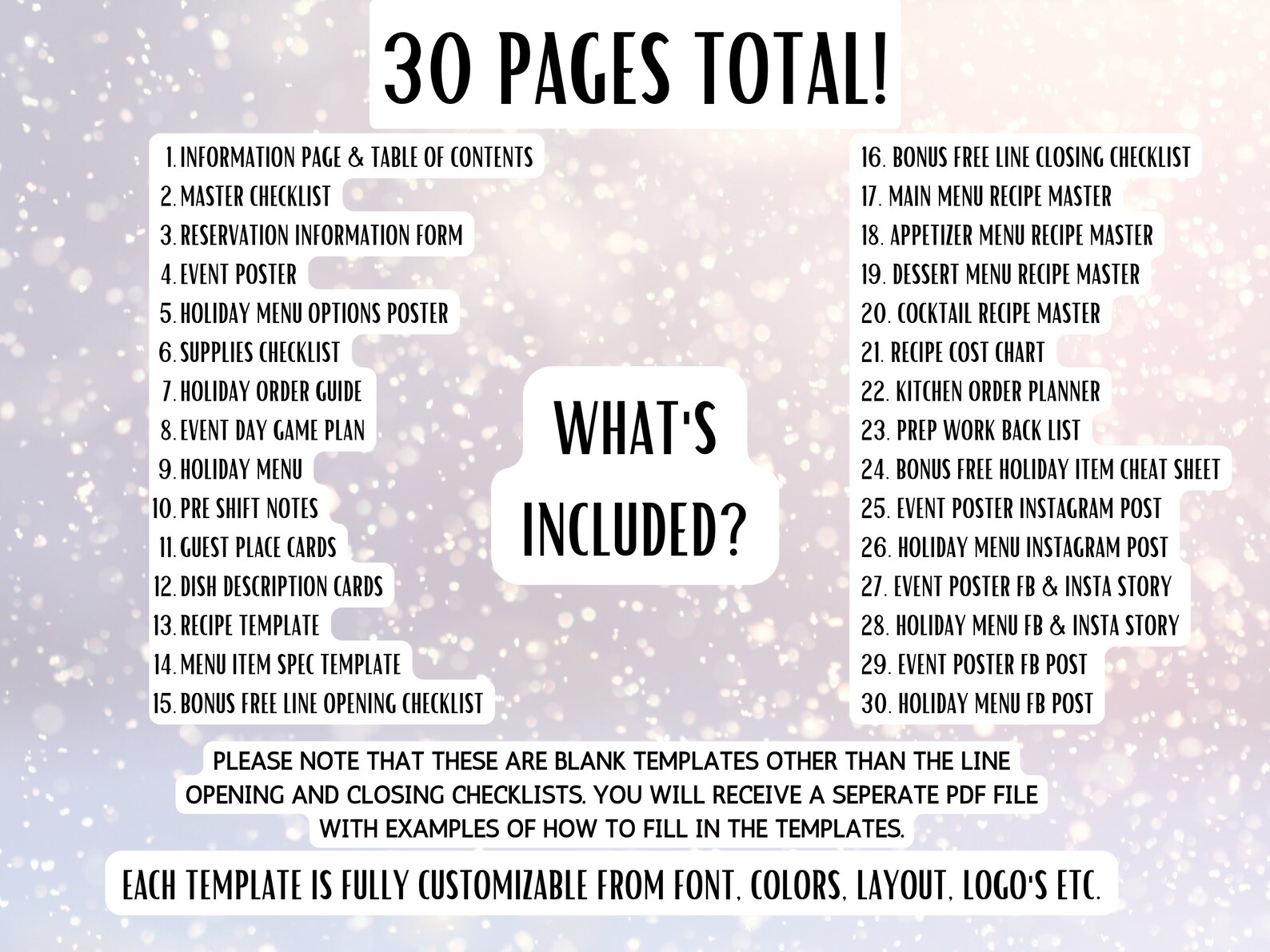 Holiday Event Planner Template Bundle, Learn to Plan and Execute Large ...