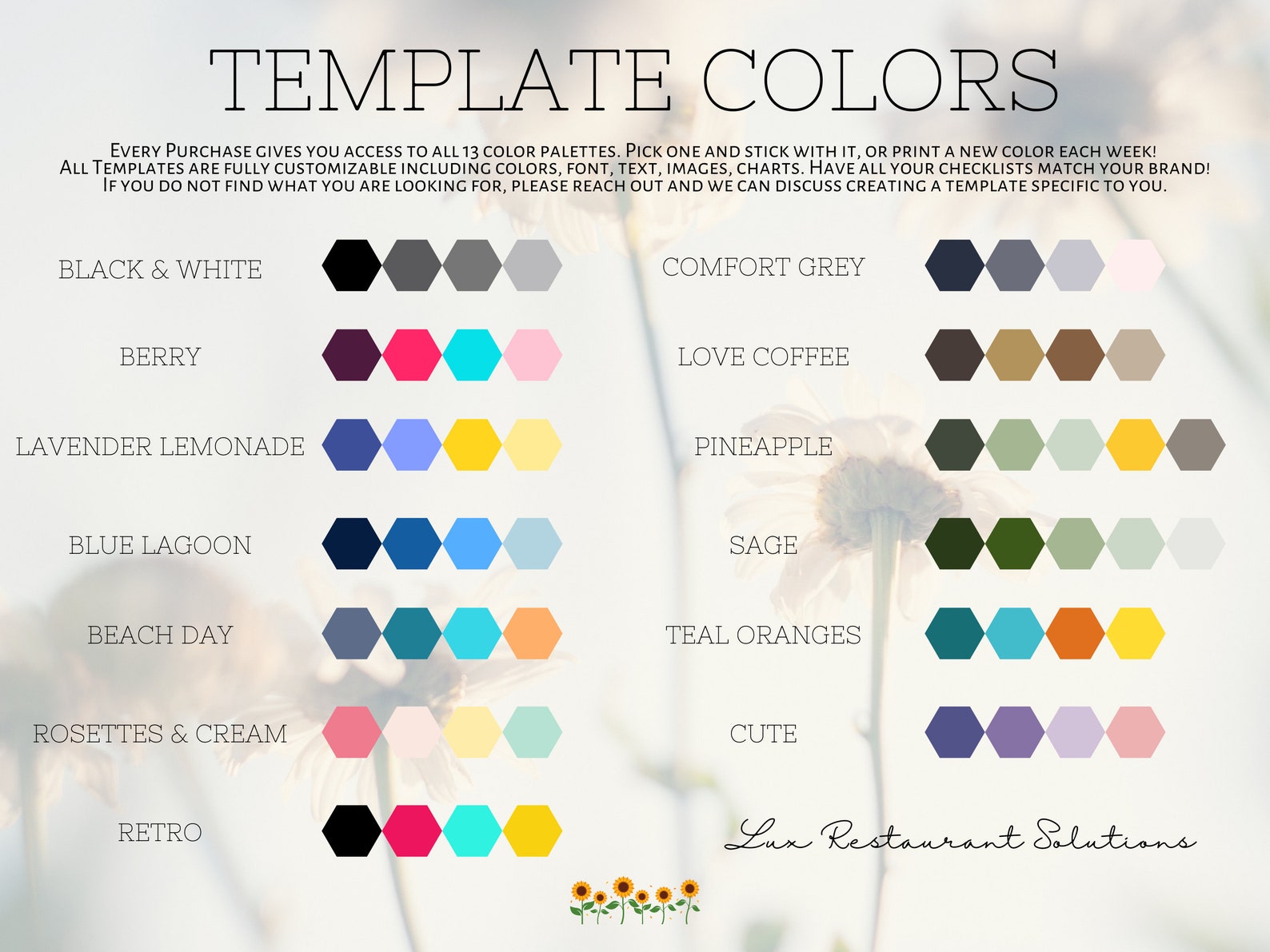 BOH Closing Checklist Template Editable Kitchen Template for - Etsy