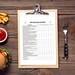 BOH Opening Checklist, Kitchen Opening Checklist Template, Editable ...