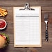 BOH Opening Checklist, Professional Kitchen Editable Opening Checklist ...