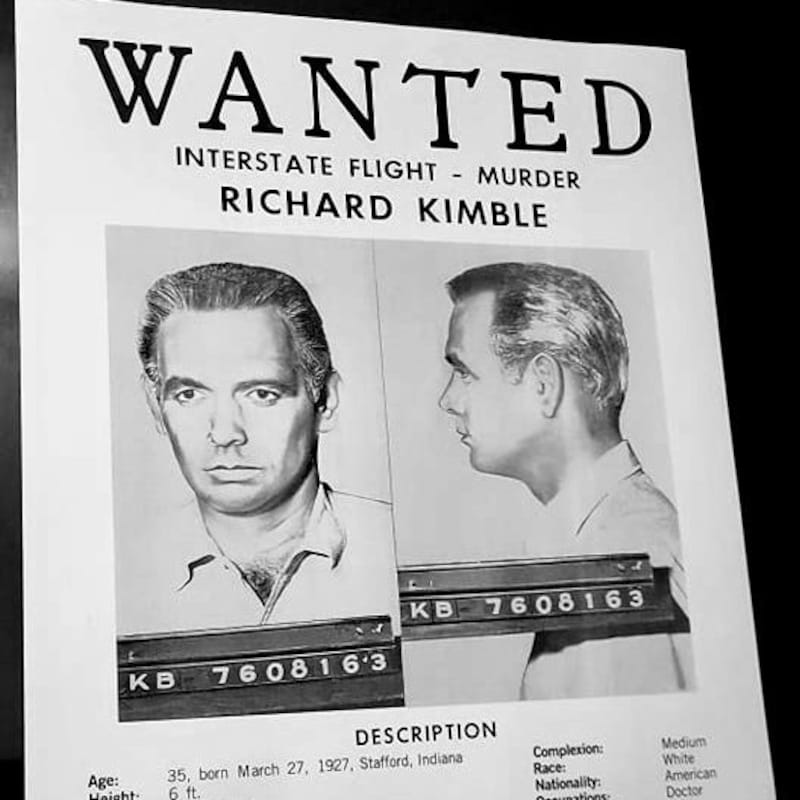 The Fugitive Movie Poster - Etsy