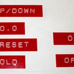 Screen-accurate Rotex Red Labels for Doc's Remote - Back to the Future ...
