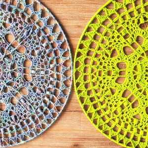 The Ferris Wheel Crochet Doily Wall Hanging Pattern - Etsy Australia