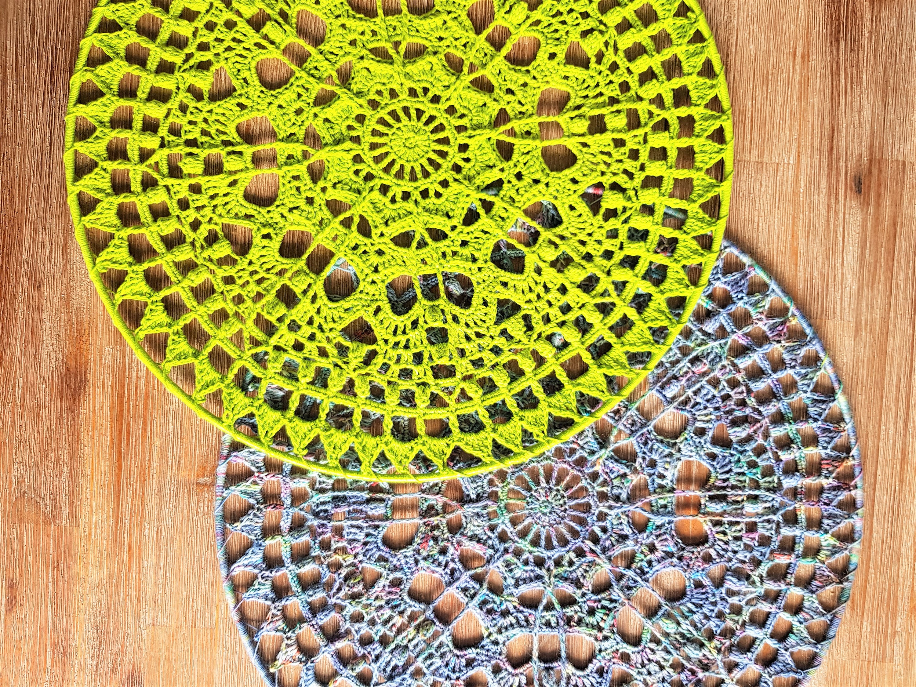 The Ferris Wheel Crochet Doily Wall Hanging Pattern - Etsy Australia