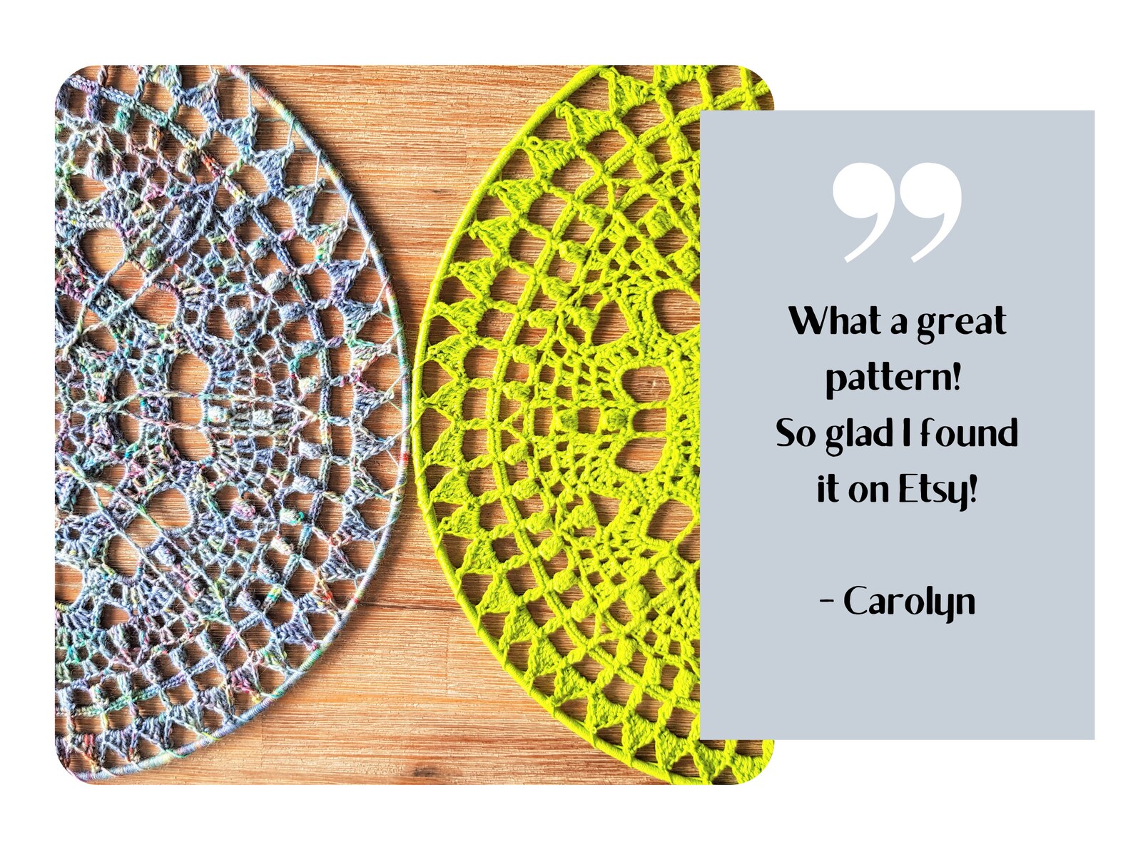 The Ferris Wheel Crochet Doily Wall Hanging Pattern - Etsy Australia