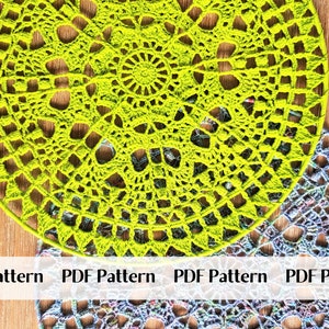 The Ferris Wheel Crochet Doily Wall Hanging Pattern - Etsy Australia