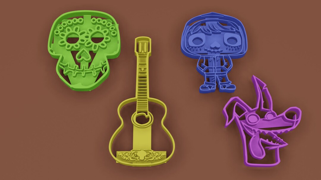 COCO Cookie Cutters Set for 3D Printing, Digital Download - Etsy