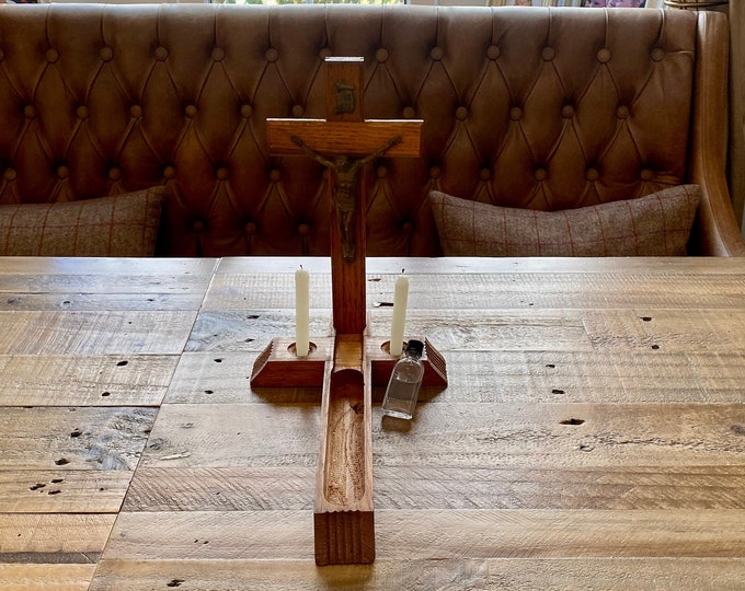 Vintage Priest's Last Rites Crucifix Set. Italian Catholic 1950s Sick ...