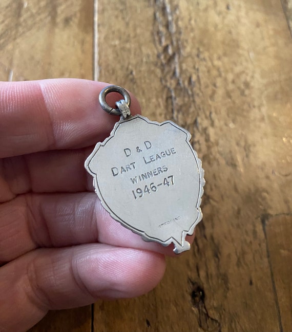 Heavy Vintage Solid Silver Pocket Watch Chain Fob. An… - Gem