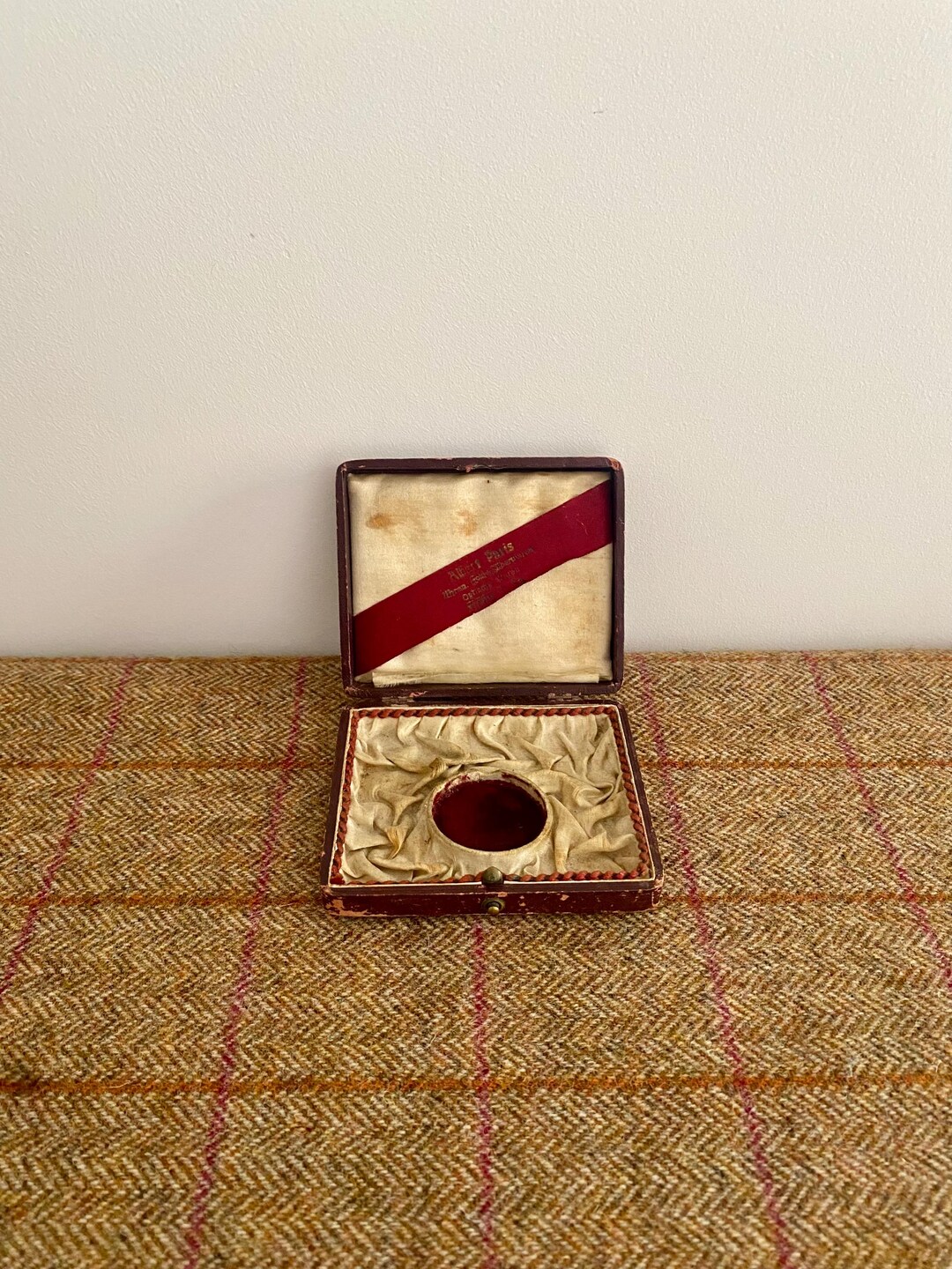 Antique Pocket Watch Box. Vintage Jewelry Box. Old Jewellery Case ...