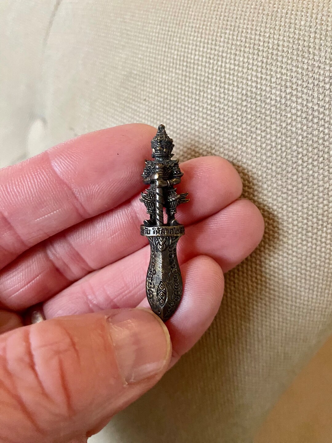 Small Buddhist Phurba Amulet to Conquer Evil Spirits & Destroy ...