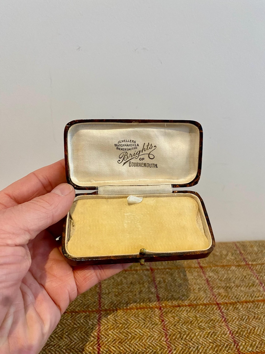 Vintage Jewellery Box for a Watch. Antique Jewelry Box. Antique Watch ...