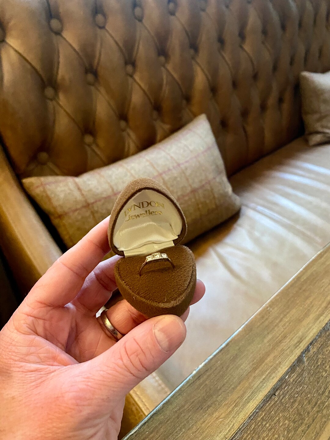 Vintage Heart Shaped Ring Box. Vintage Jewellery Box. Retro Jewelry Box ...