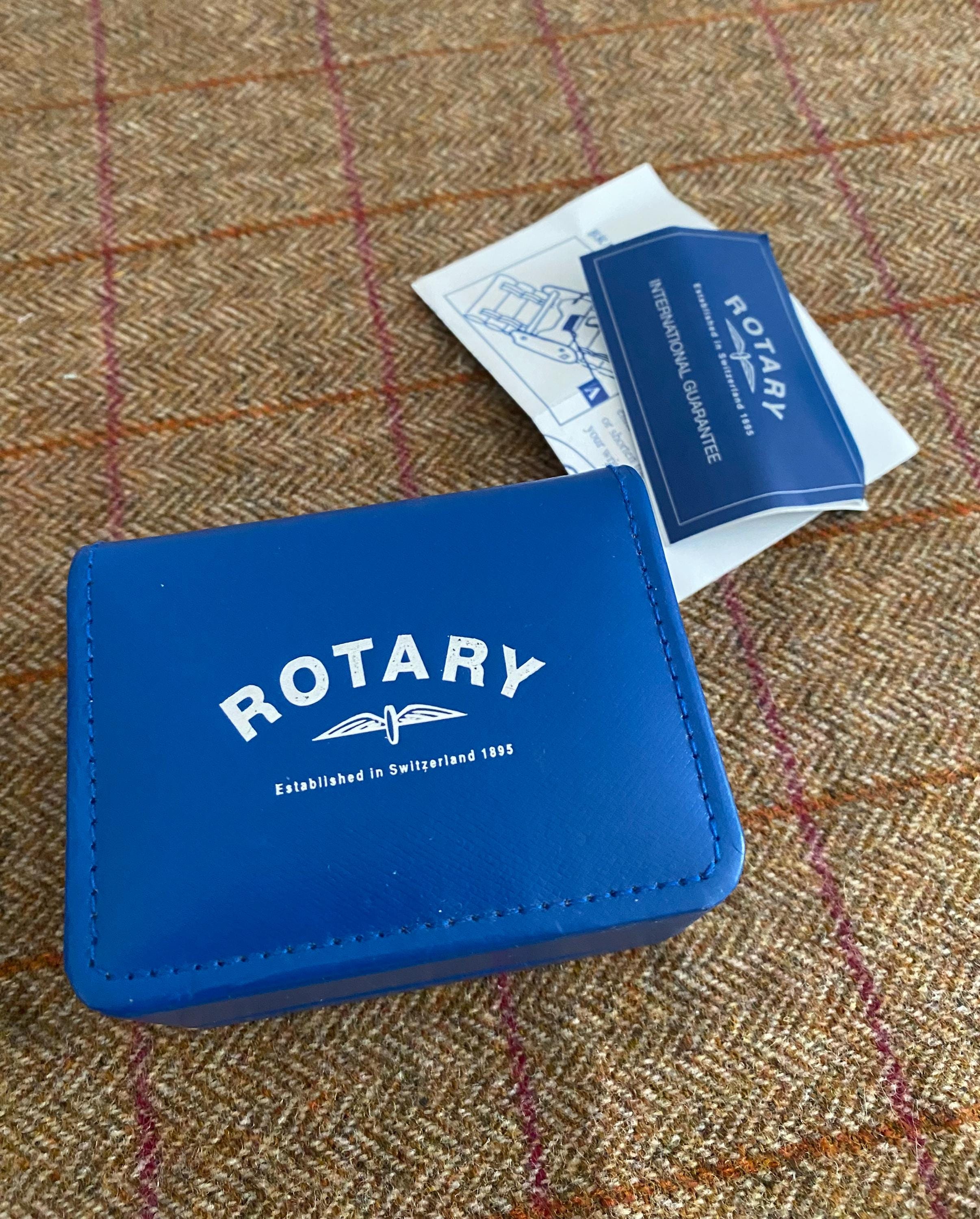Vintage Rotary Wristwatch Box. Vintage Jewellery Box. Retro Jewellers ...