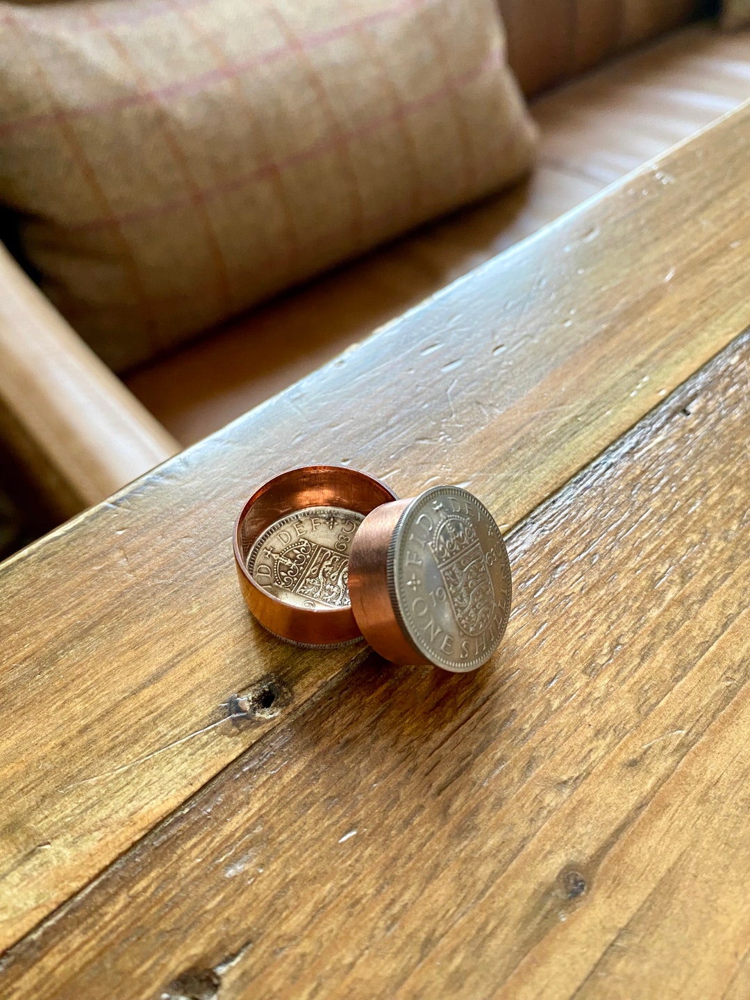 Handmade Pill Box Made From Two British Coins Dated 1963 - Etsy