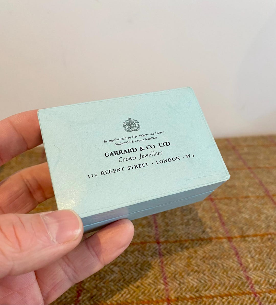 Vintage Jewellery Box. Garrard & Co Crown Jewellers to the Queen and ...