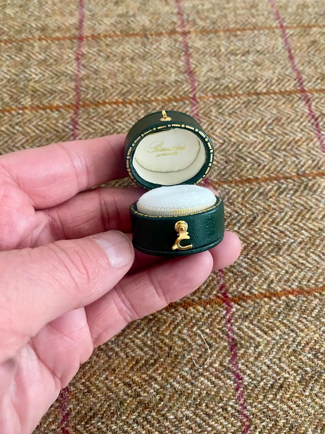 Vintage Style Ring Box. Antique Style Jewellery Box. Wedding Ring Box ...
