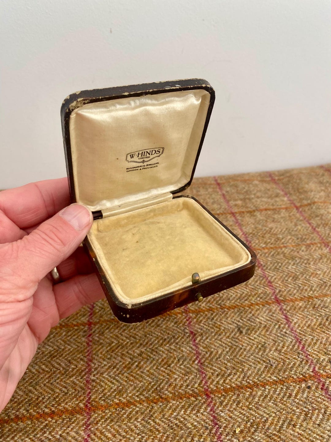 Vintage Jewellery Box. British Antique Jewelry Box. Old Jewelry Case ...