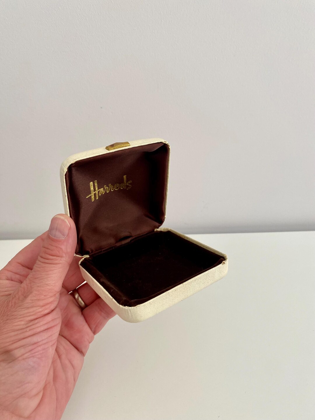 Vintage Harrods Jewelry Box. Retro Jewellery Box. Harrods Jewellers ...