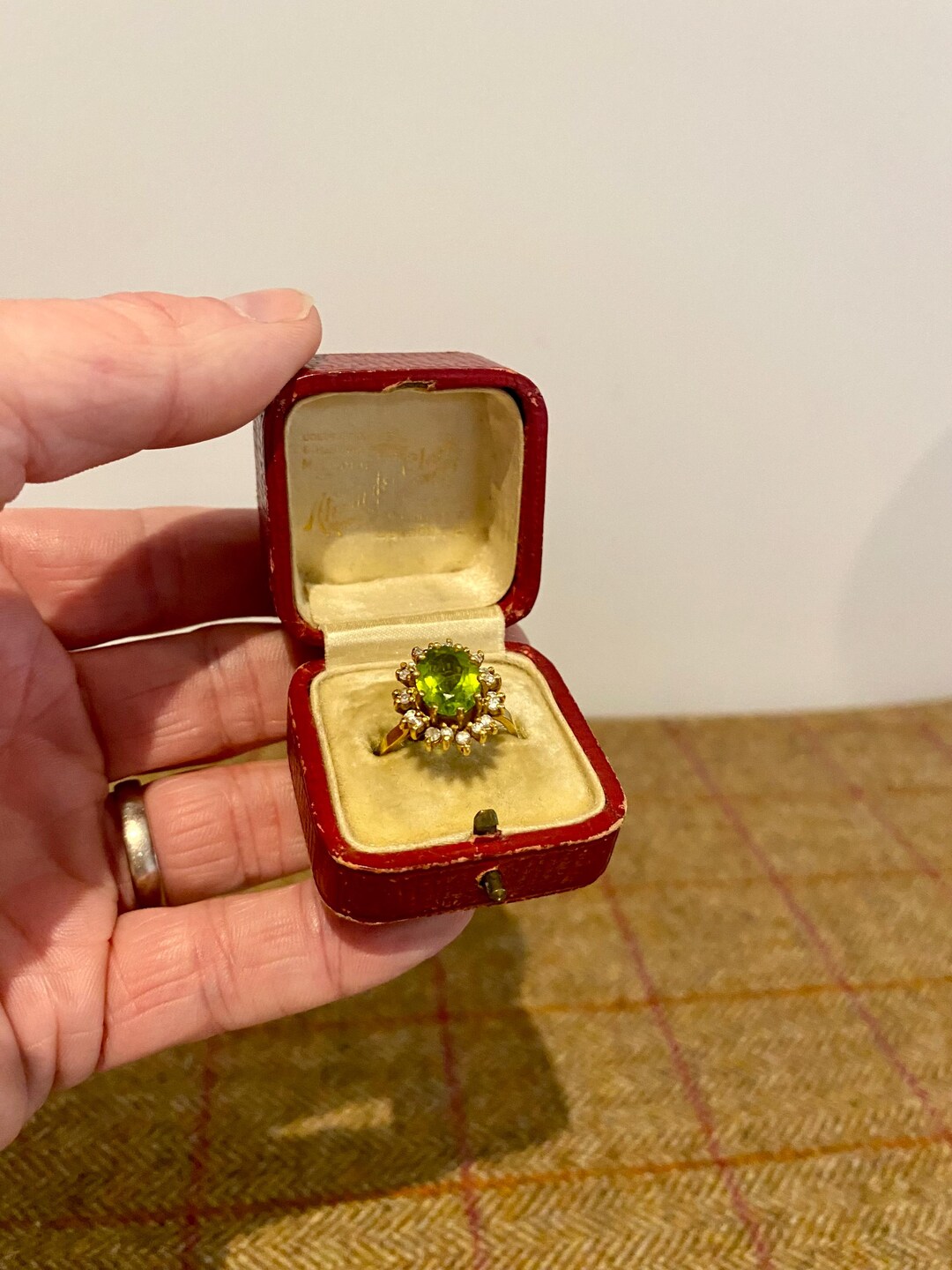Antique Ring Box. Vintage Ring Box. Vintage Jewellery Box. Antique ...
