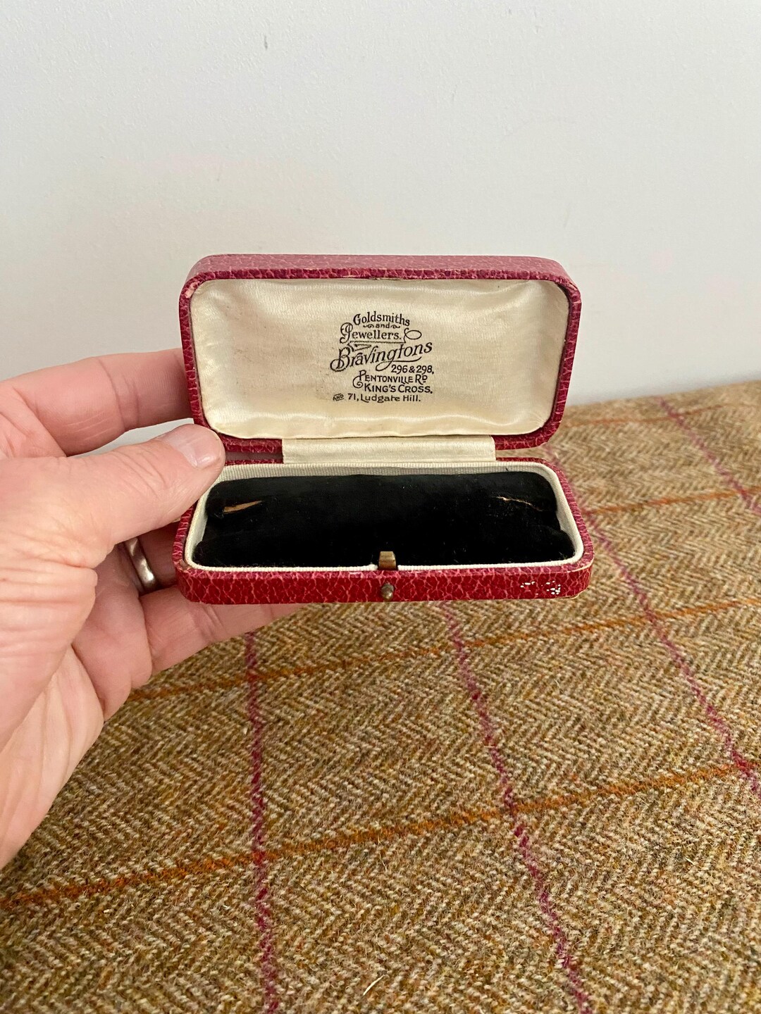 Vintage Jewellery Box for a Watch. Antique Jewelry Box. Antique Watch ...