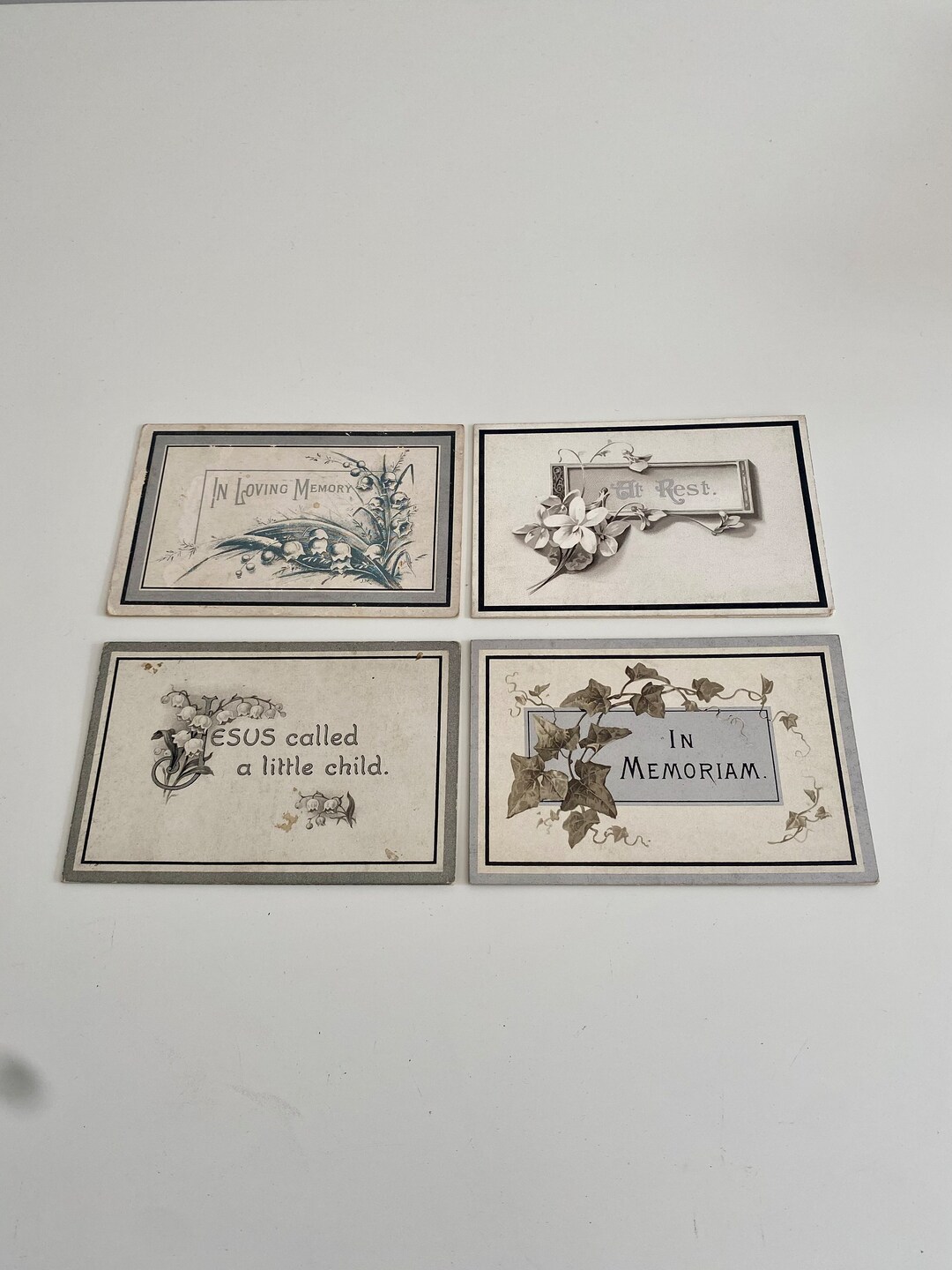 Victorian & Later Mourning Cards. Remembrance Cards to Announce the ...