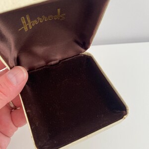 Vintage Harrods Jewelry Box. Retro Jewellery Box. Harrods Jewellers ...