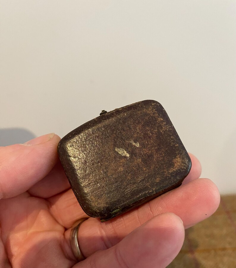 Small Georgian Leather Box. Antique Jewellery Box From the Georgian Era ...