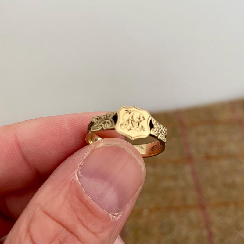Mourning Ring - Etsy UK