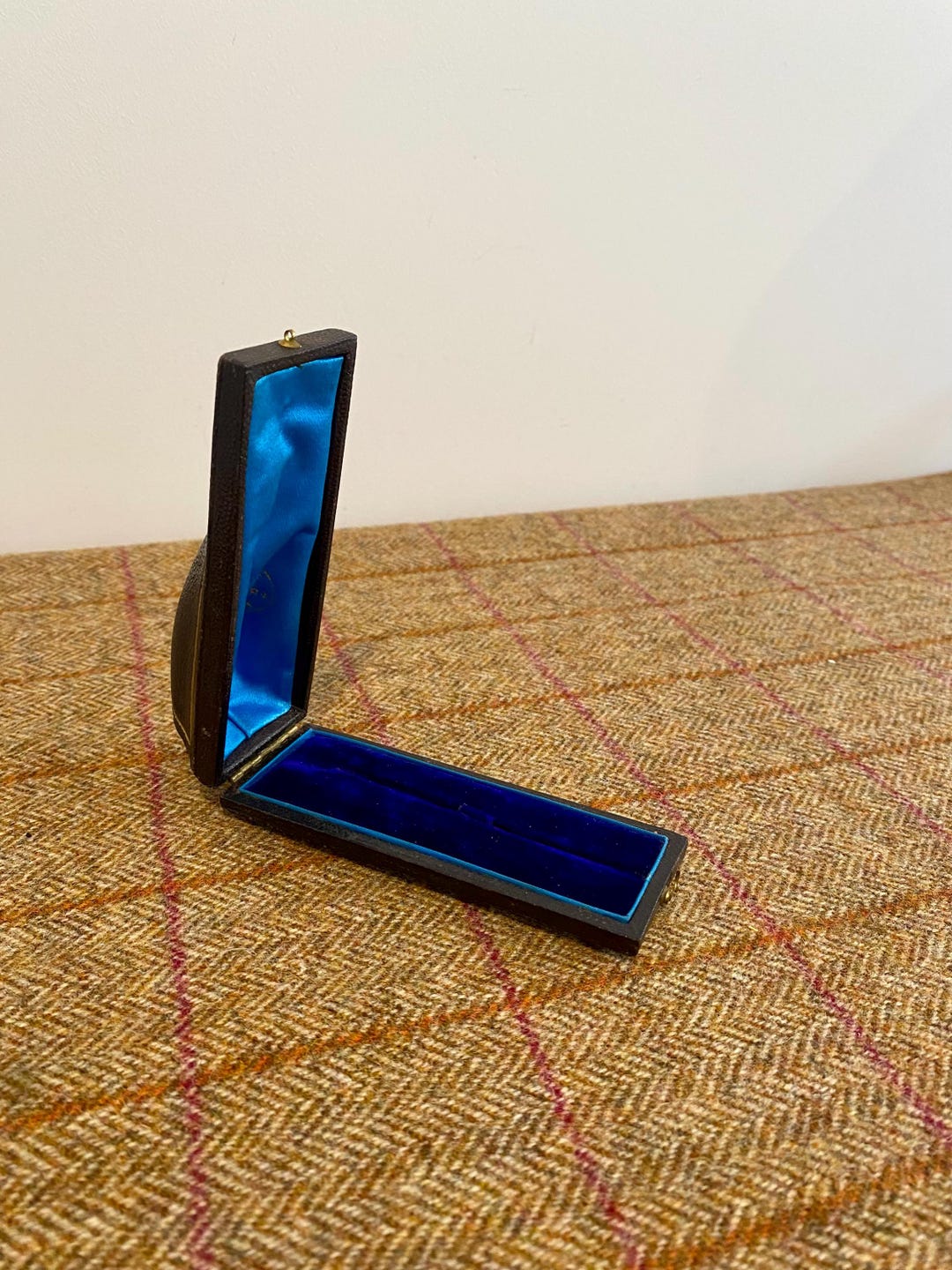 Unusual Tooled Leather Antique Jewellery Box. Georgian / Victorian ...