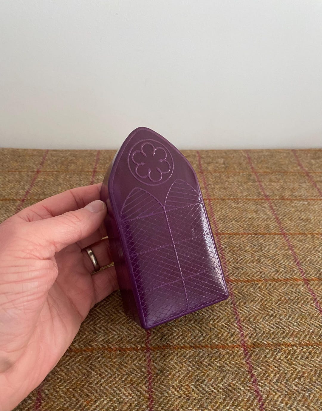 New Leather Trinket Box. Purple Leather Jewellery Box. Jewelry Box - Etsy