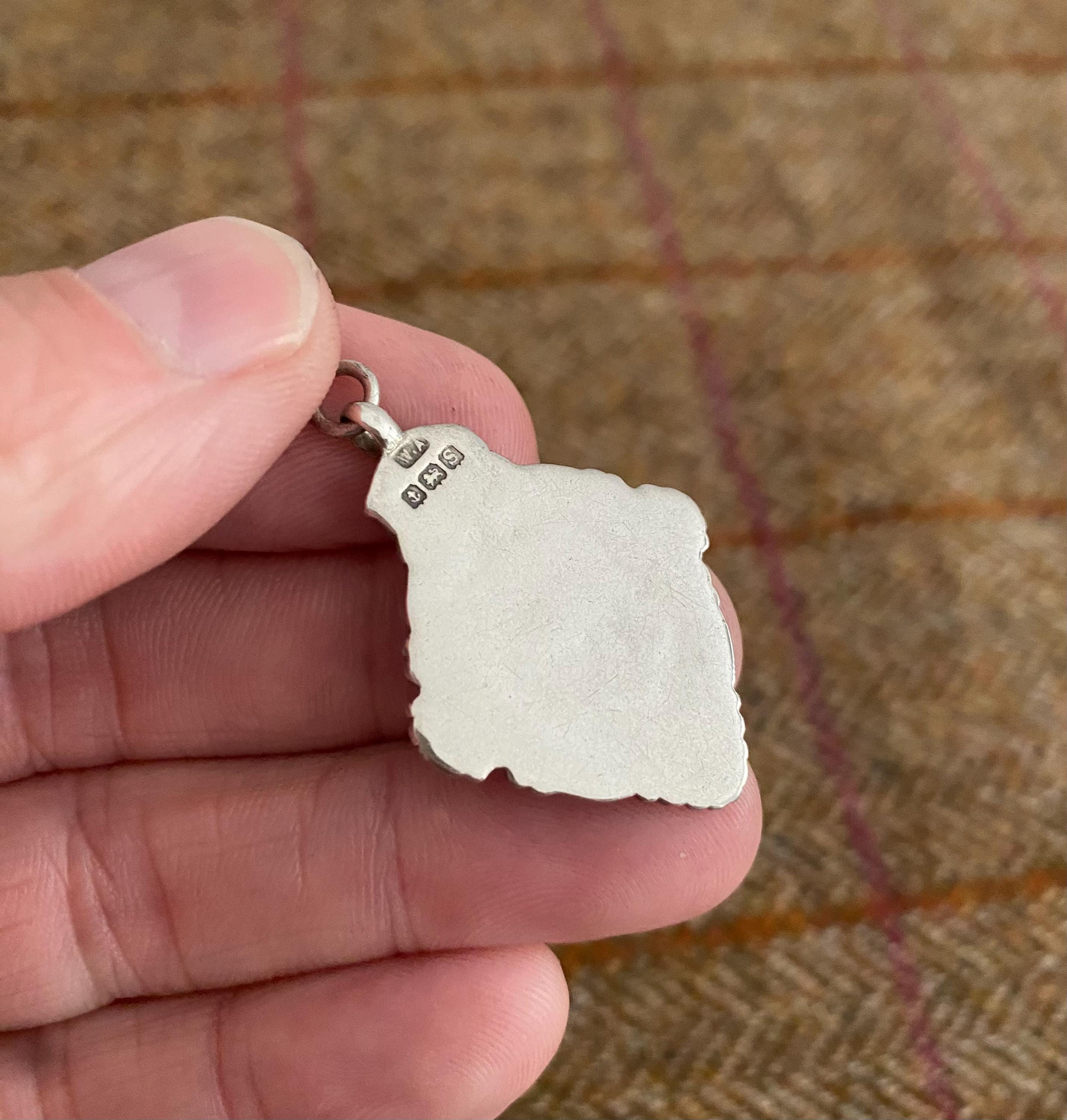 Vintage Solid Silver & Gold Pocket Watch Chain Fob. Antique Silver ...