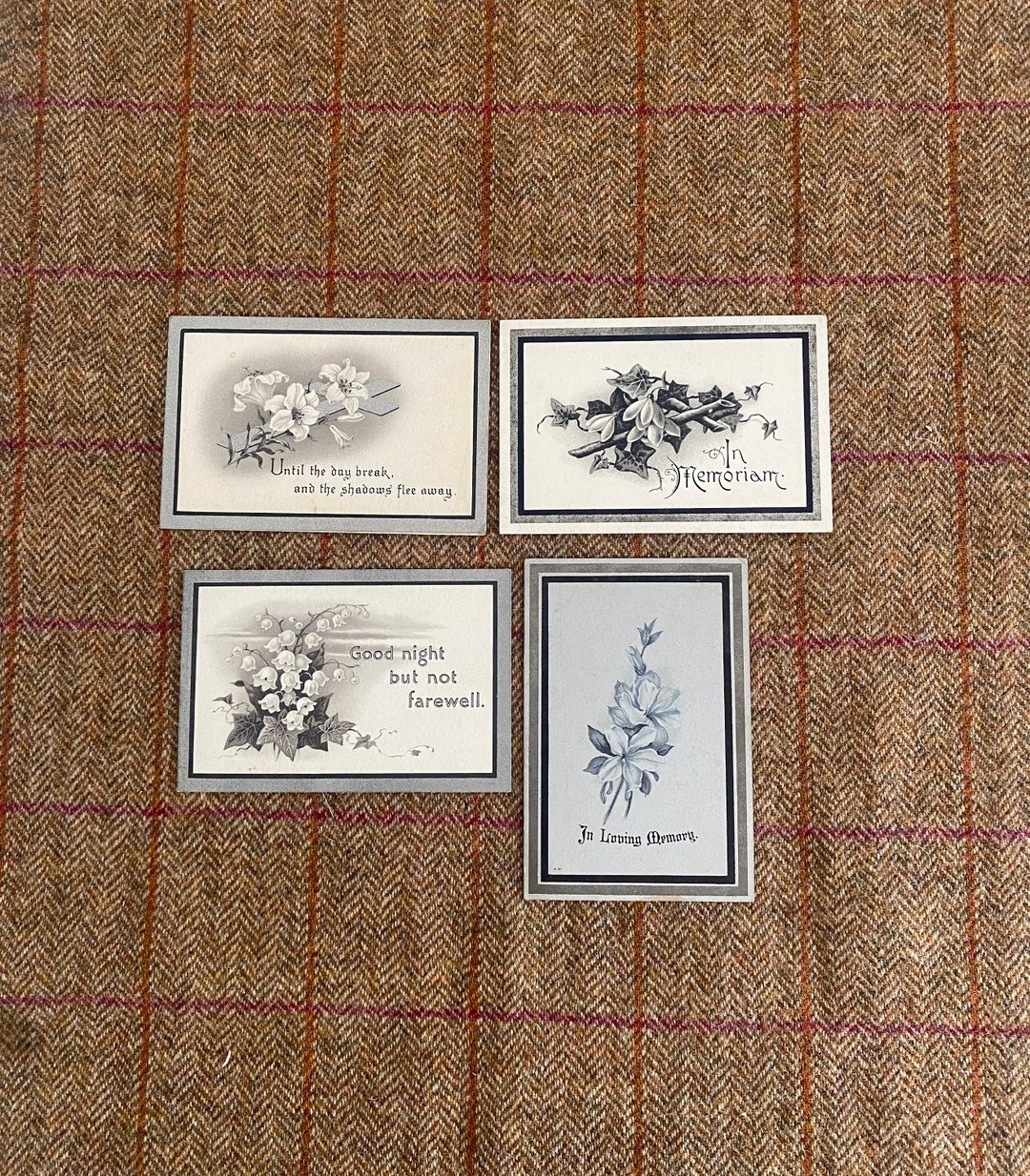 Victorian & Later Mourning Cards. Remembrance Cards to Announce the ...