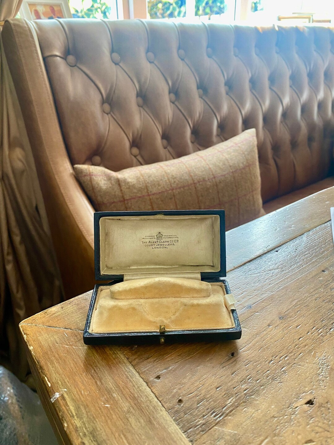 Vintage Jewellery Box for a Watch. Antique Jewelry Box. Antique Watch ...