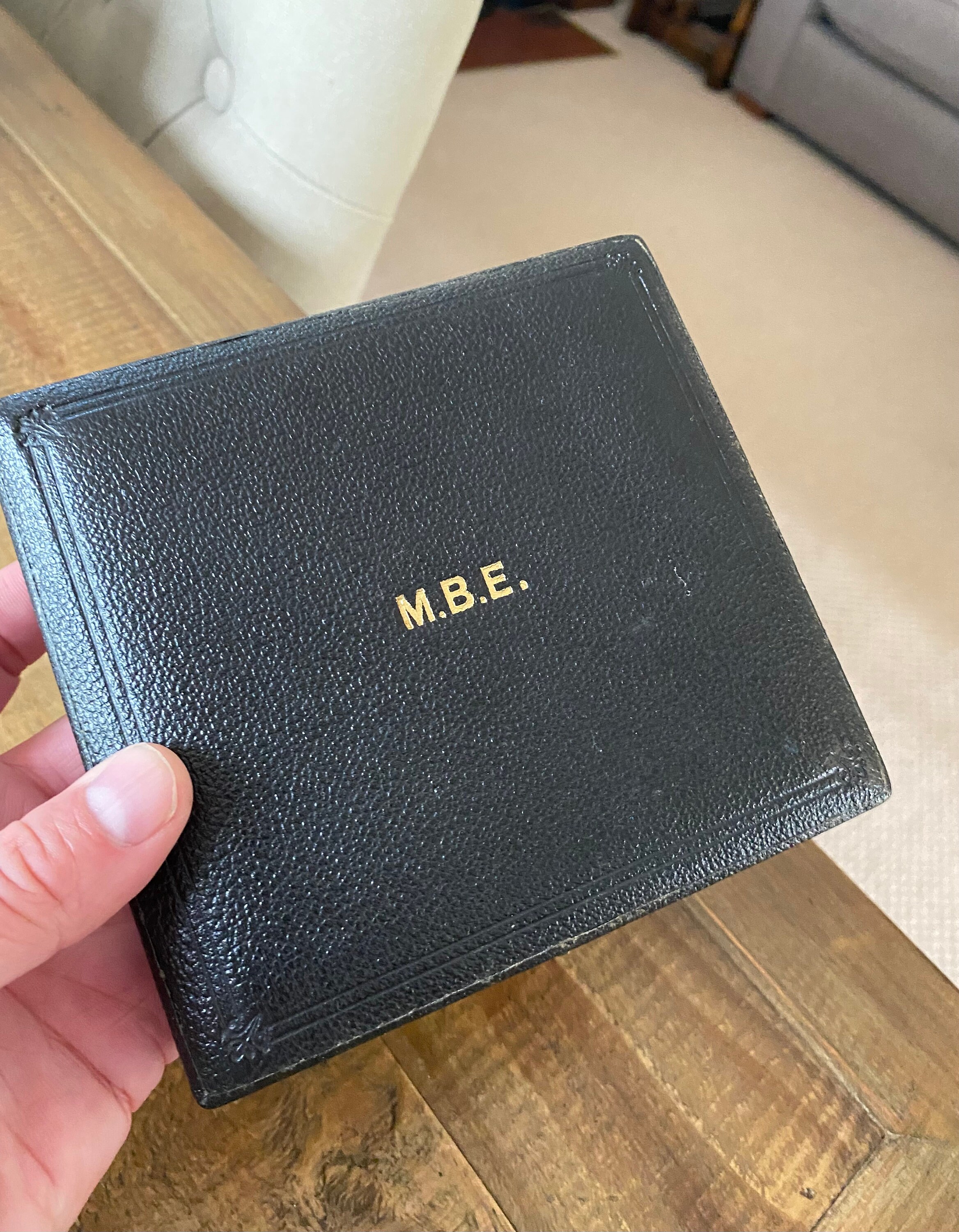 Rare Vintage Box for an MBE Medal With Ribbon and Paperwork. - Etsy UK