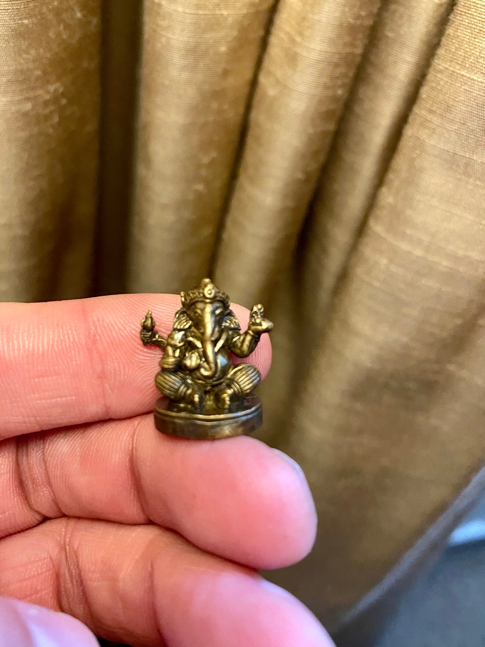 Small Lord Ganesha Statue. Ornament of Ganesh. Miniature | Etsy UK