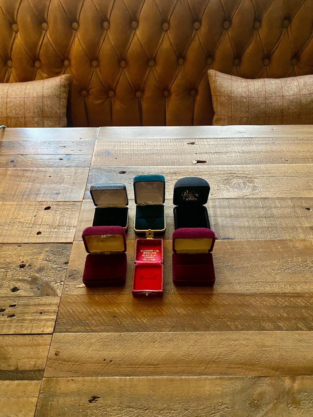 6 X Vintage Ring Boxes. Vintage Jewellery Boxes. Retro Jewelry - Etsy