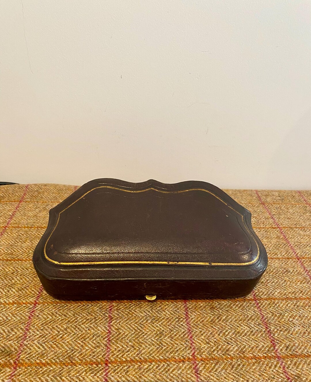 Wonderful Large Vintage Box. Unusually Shaped Antique Cruet Set Box ...