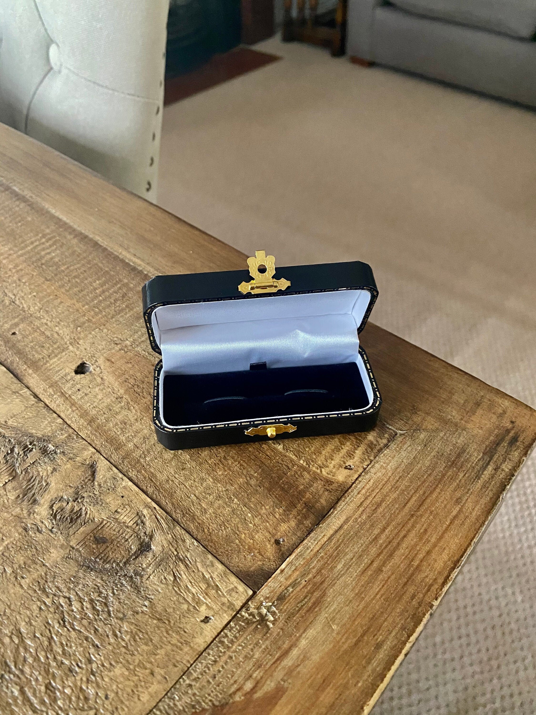 Vintage Style Cufflinks Box. Antique Style Jewellery Box. - Etsy Denmark