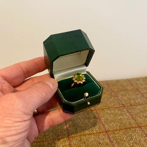 Large Vintage Style Ring Box. Antique Style Jewellery Box. Engagement ...