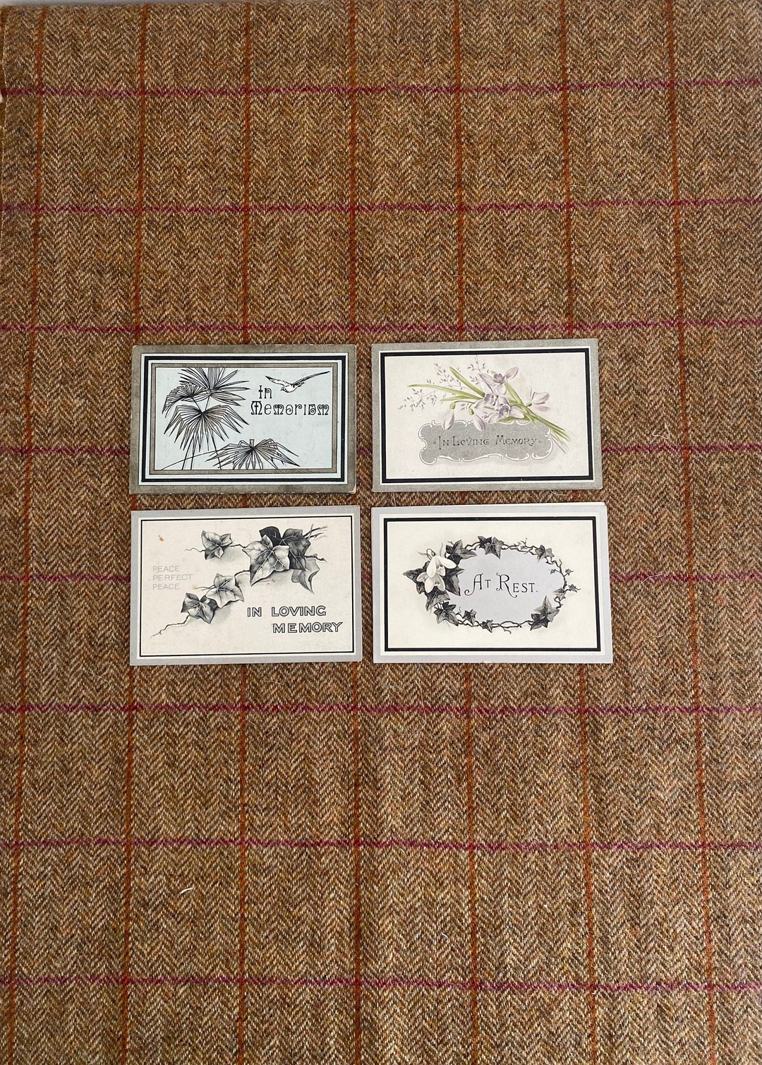 Victorian & Later Mourning Cards. Remembrance Cards to Announce the ...