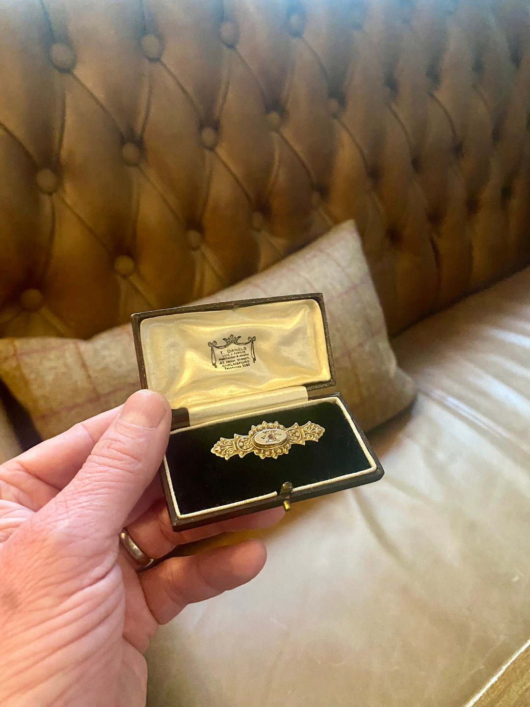Vintage Jewellery Box. Antique Jewelry Box. Vintage Brooch - Etsy
