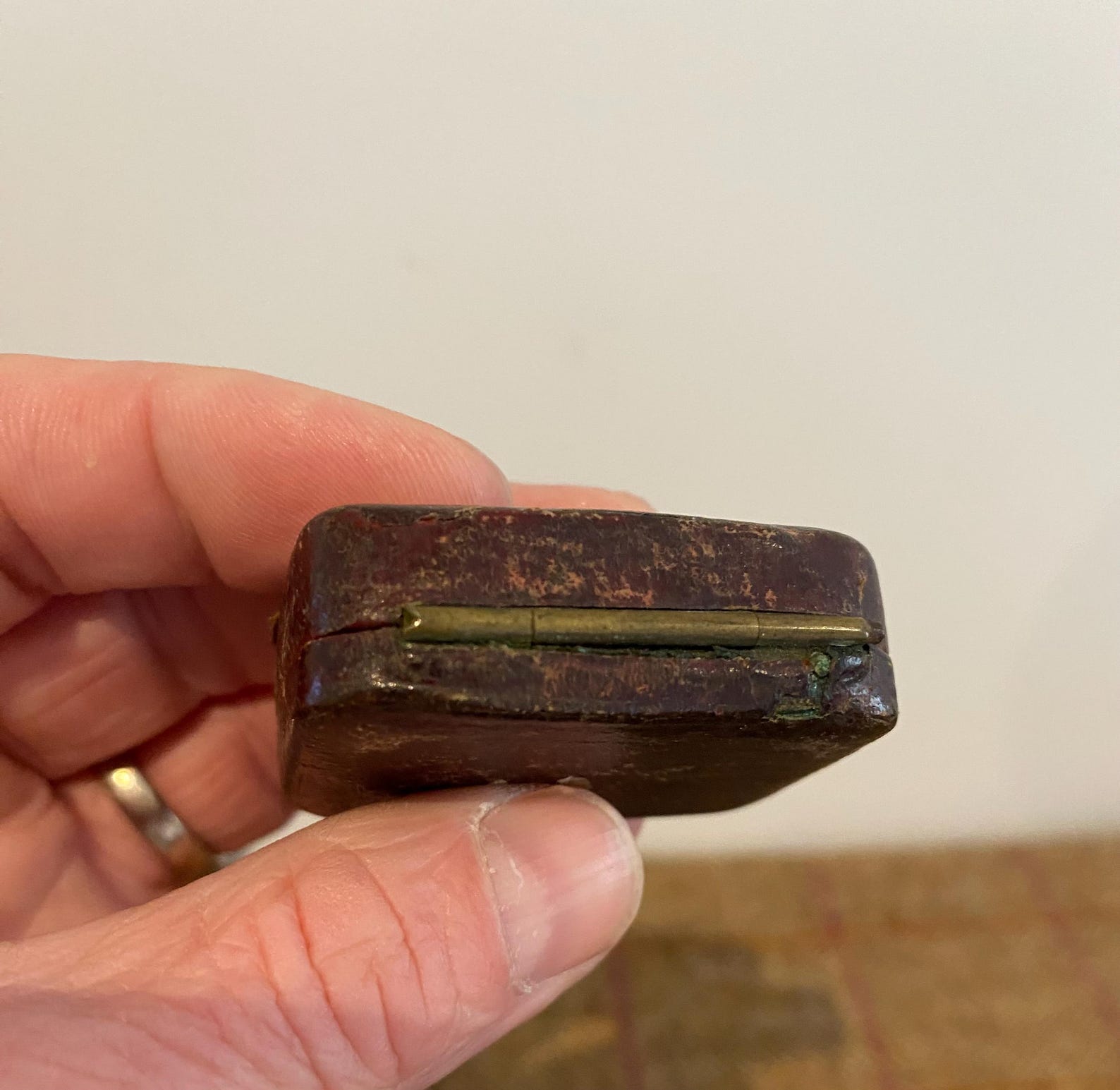 Small Georgian Leather Box. Antique Jewellery Box From the Georgian Era ...