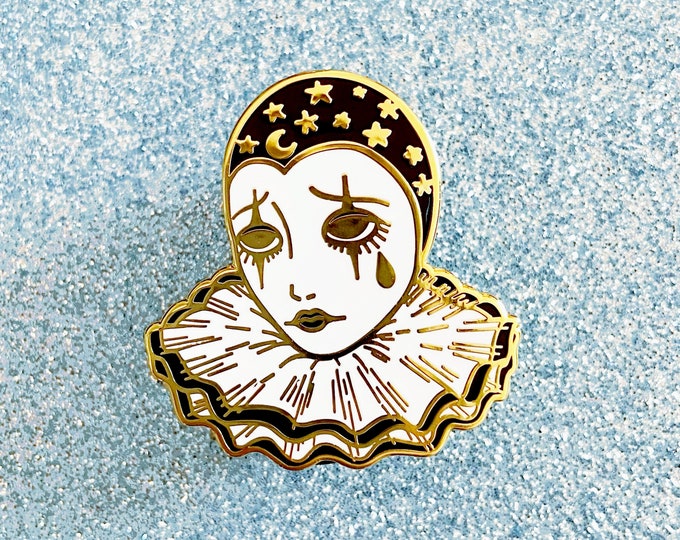 Vintage Rare Sandylion Pearl Pierrot Clown Sticker. Hearts - Etsy