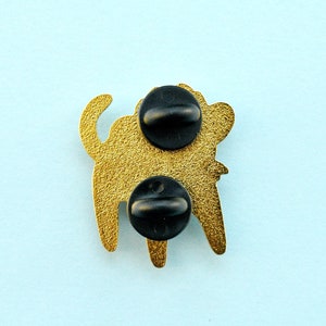Cowboy Cat Sparkly Enamel Pin - Golden Metal - Etsy UK
