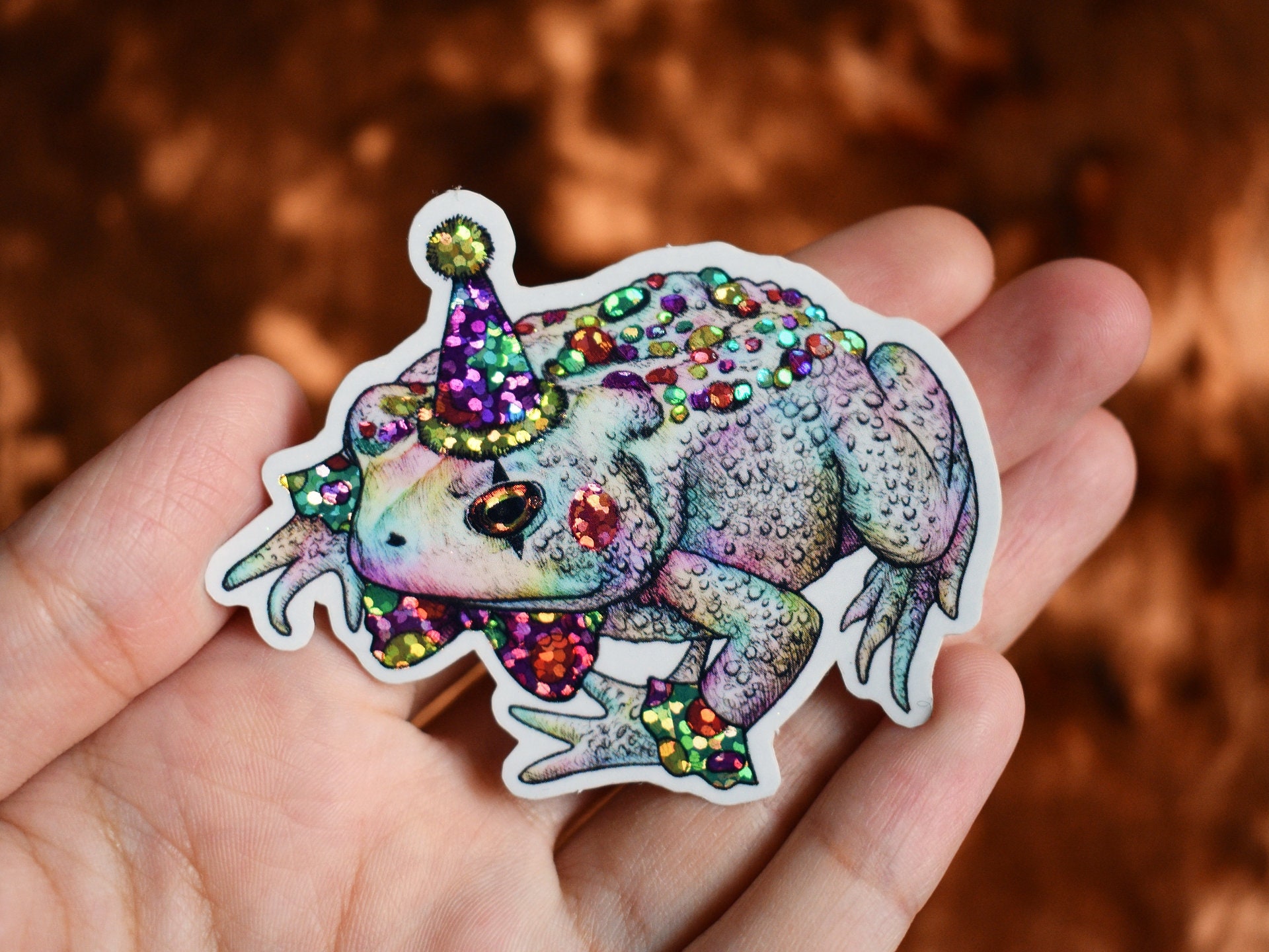 Sparkly Clown Animal Sticker Pack #2 - Etsy UK