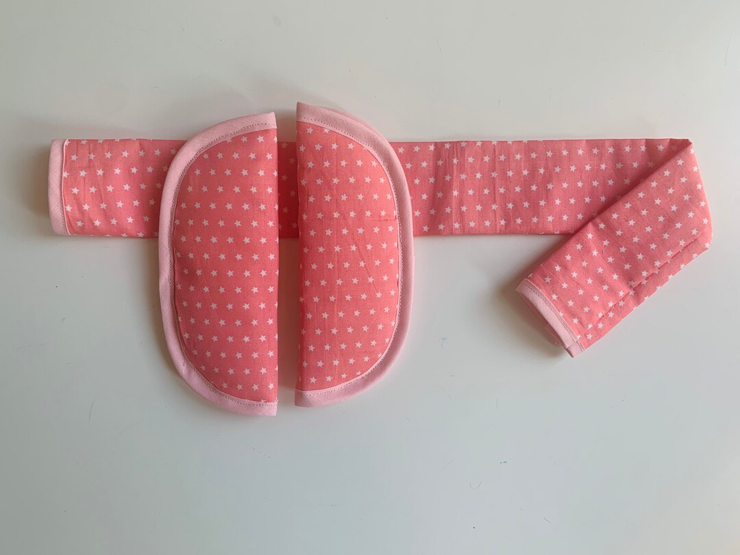 Stroller Buggy Bugaboo Belt Pad + Temple Protector Pink With Asterisk ...