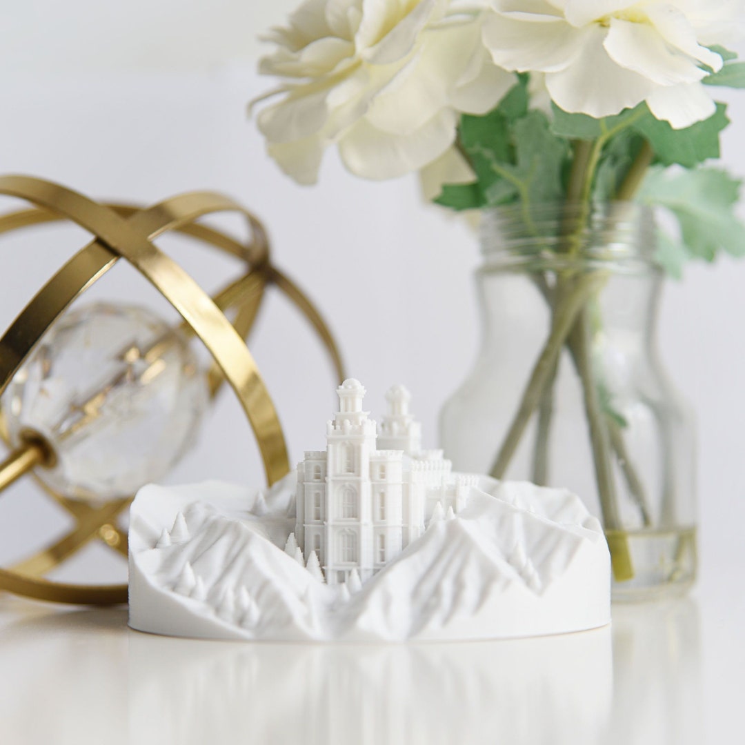 Logan Temple on Logan Peak: Mountain of the Lord - Etsy