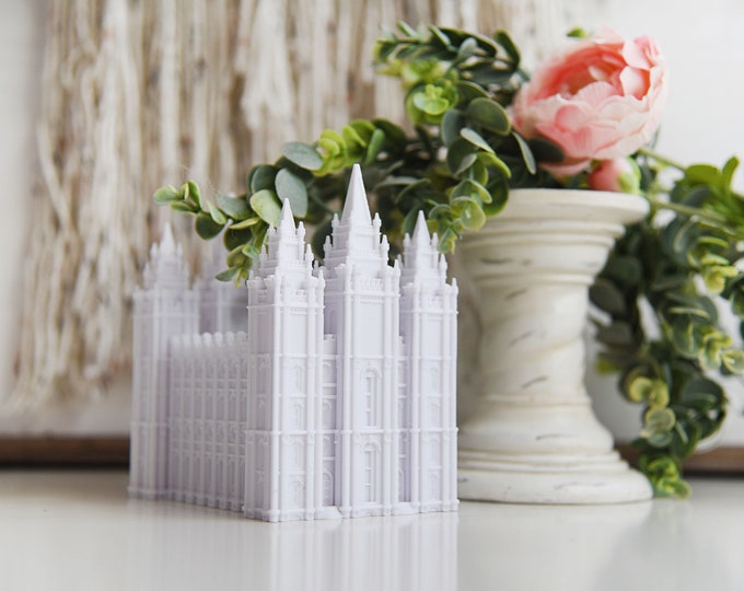 Salt Lake City Utah Latter-day Temple Model - Statue - LDS - the Church ...